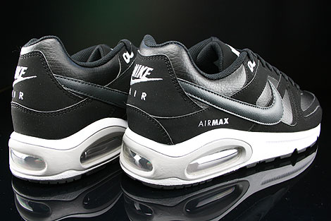Nike Air Max Command Leather Black Dark Grey White Wolf Grey 409998-002 ...